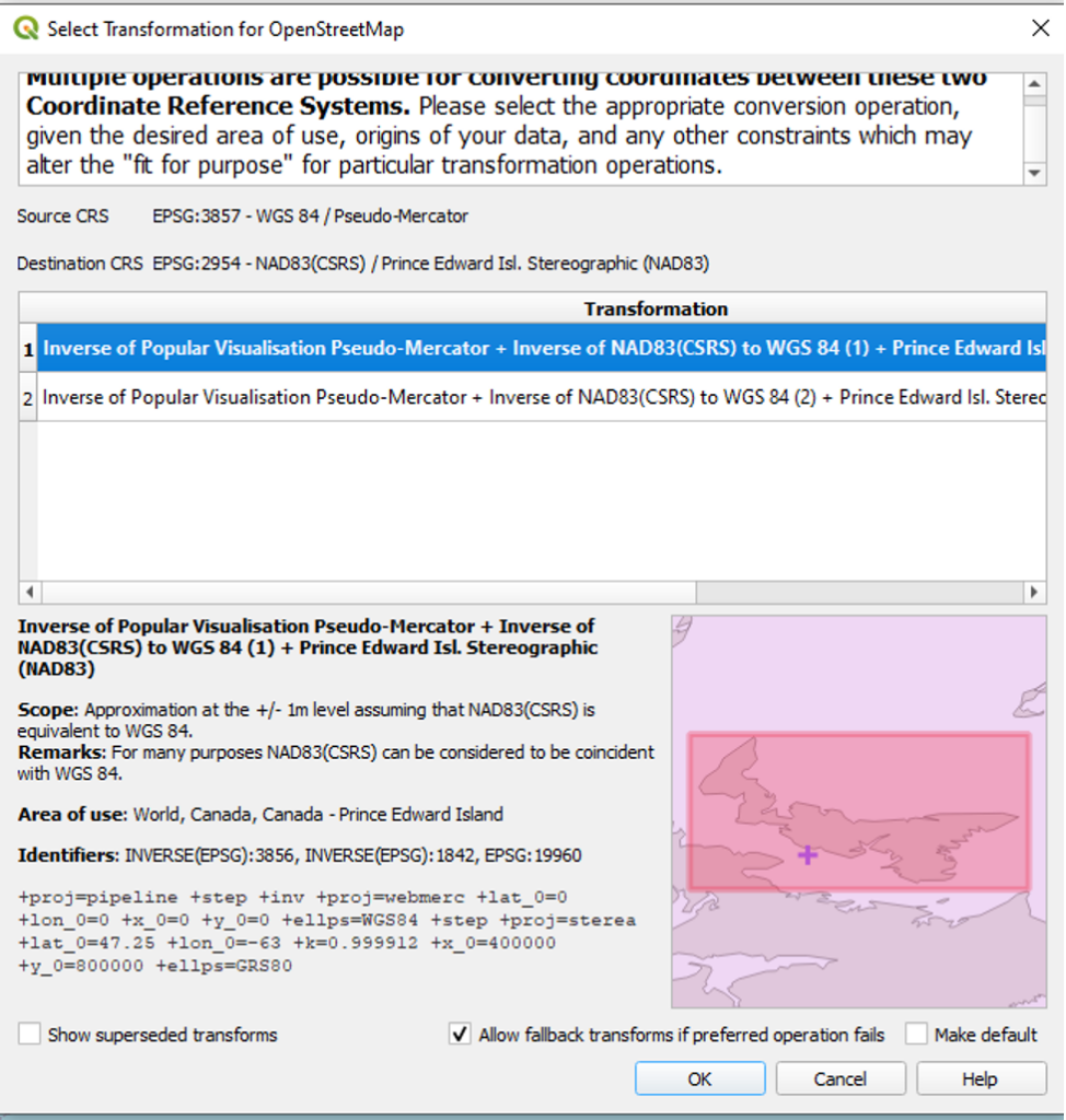 Part II B: Setting the Project’s Coordinate Reference System – The ...