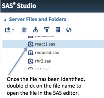 Components of a SAS Session – Applied Statistics in Healthcare Research